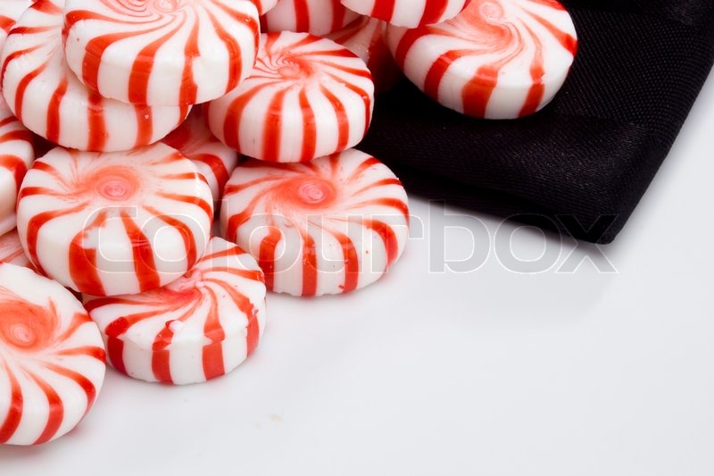 Red Striped Peppermints | Stock image | Colourbox