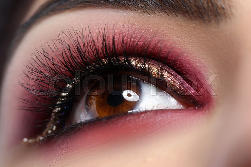 Close-up of magic eyes with beautiful ... | Stock image | Colourbox
