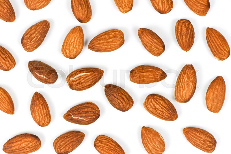 Almonds seamless texture background / ... | Stock image | Colourbox
