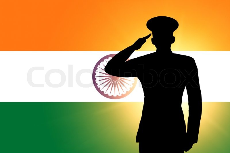 The Indian flag | Stock Photo | Colourbox