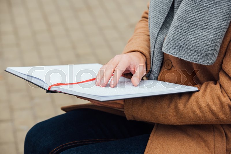 Blind Person Writing