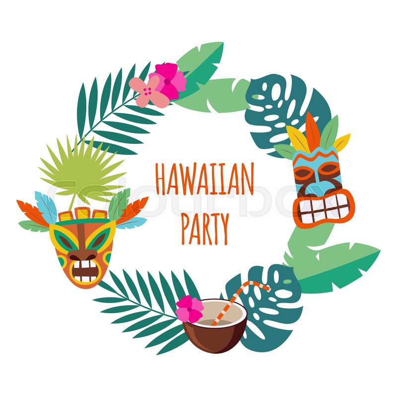 Luau Party Clip Art