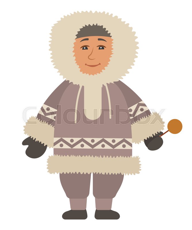 Eskimo People Vector