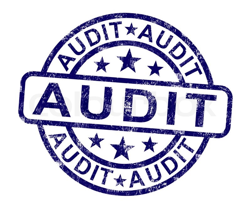 Audit Stamp Shows Financial Accounting ... | Stock image | Colourbox