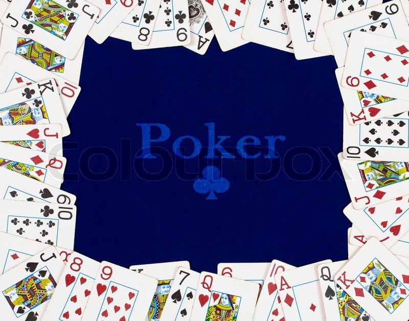 The frame of the poker cards | Stock image | Colourbox