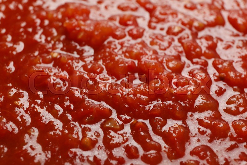 Chili sauce textured background, top ... | Stock image | Colourbox