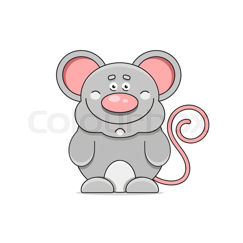 House Mouse - Illustration Isolated on ... | Stock vector | Colourbox