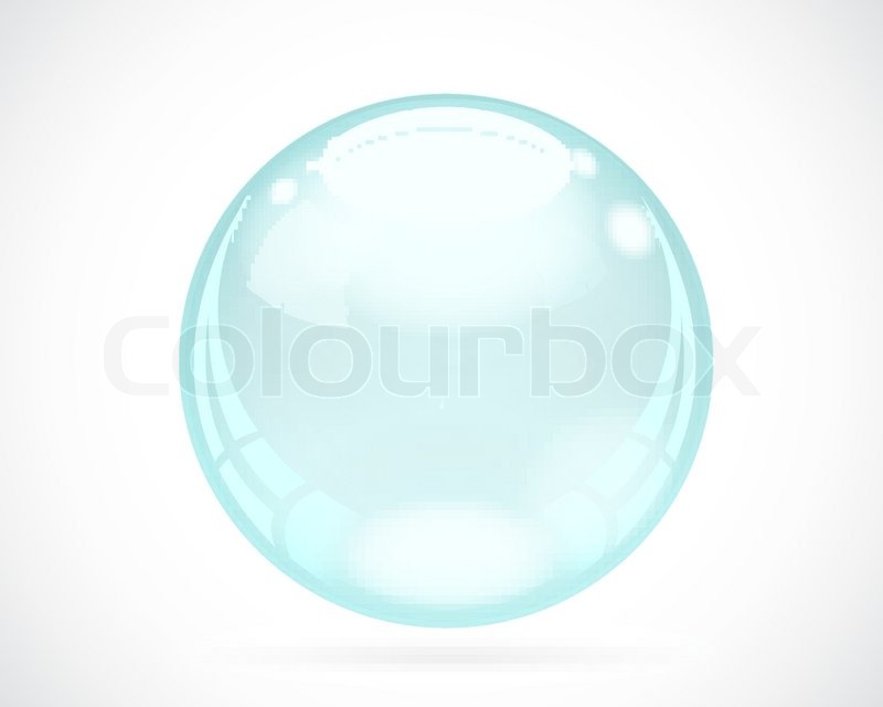 Realistic Bubble | Stock vector | Colourbox
