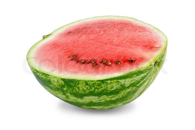 Half of watermelon | Stock image | Colourbox