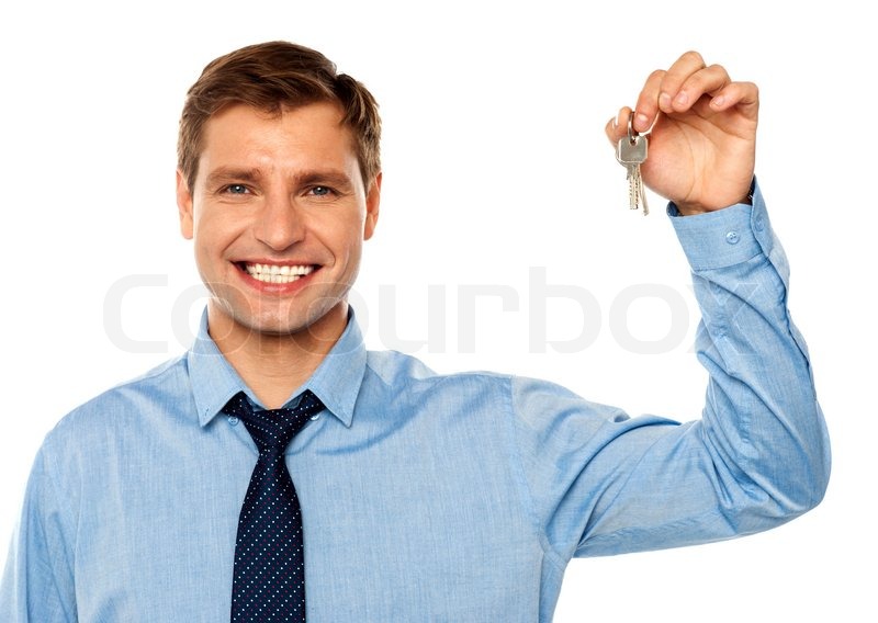 Man Holding Key