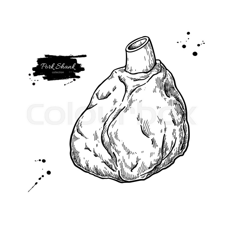 Pork Meat Drawing