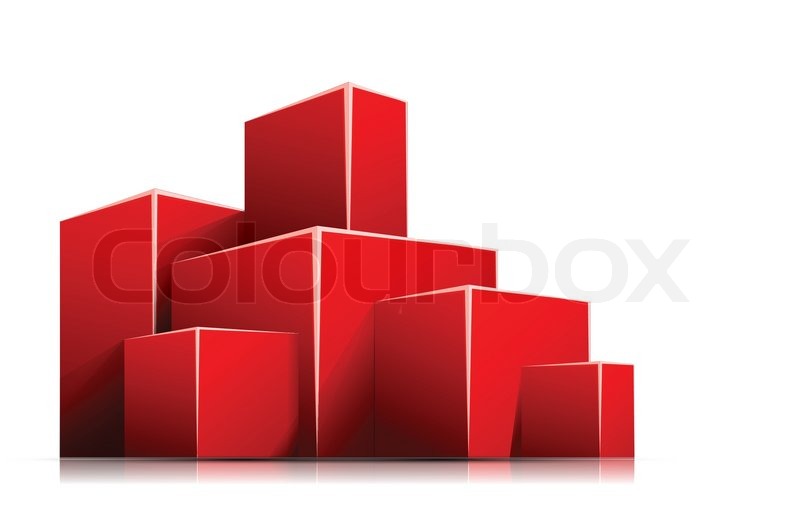 Red box | Stock vector | Colourbox