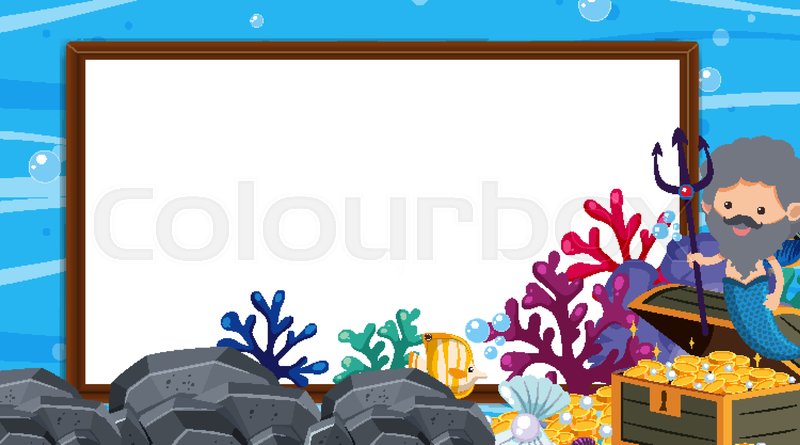 Underwater Border Clipart