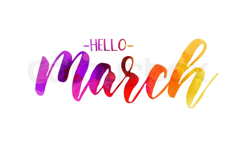 March Word Art