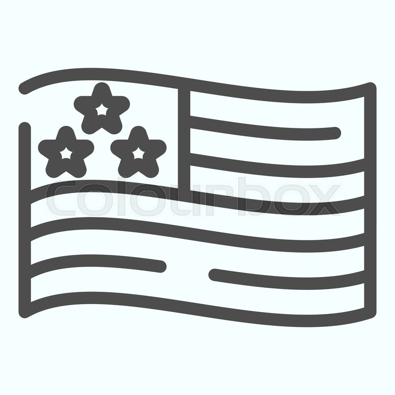 Usa Flag Icon Web