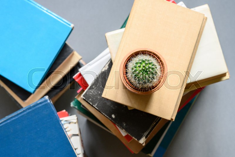 A group of books put together with a ... | Stock image | Colourbox