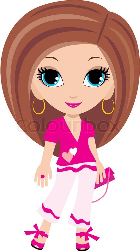 Woman cartoon | Stock image | Colourbox