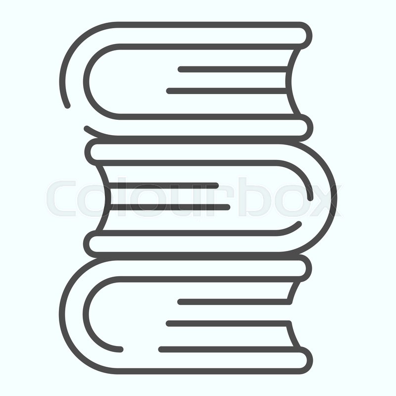 Black Book Stack Vector