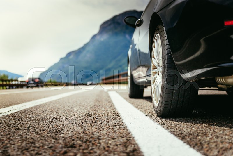 Close up of a car standing on a ... | Stock image | Colourbox