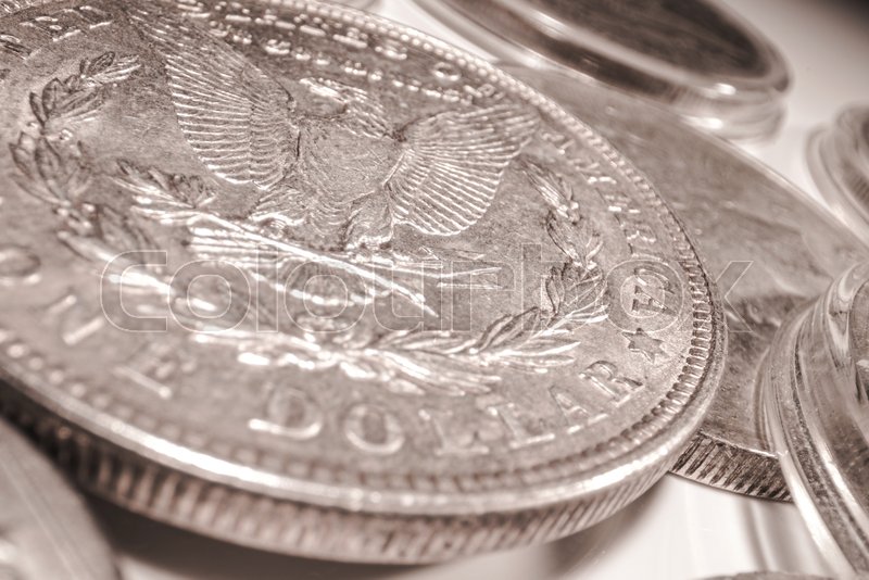 One American Dollar Coin. United States ... | Stock image | Colourbox