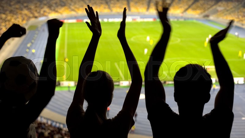 Soccer Stadium Crowd Cheering