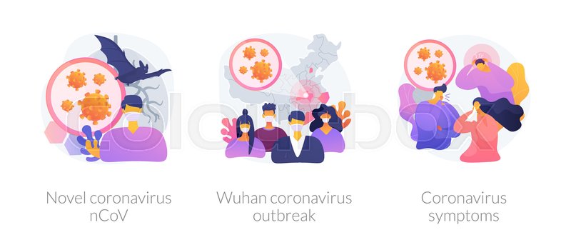 Coronavirus epidemy outbreak abstract ... | Stock vector | Colourbox