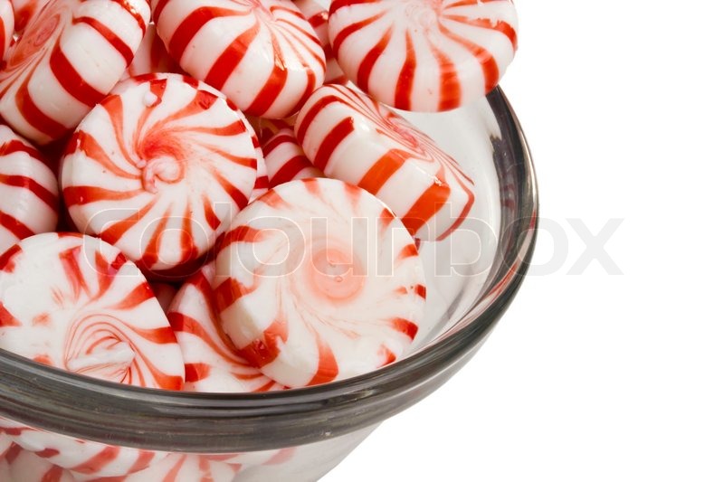 Red Striped Peppermints | Stock image | Colourbox