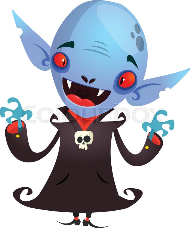 Cartoon vampire. Vector illustration | Stock vector | Colourbox