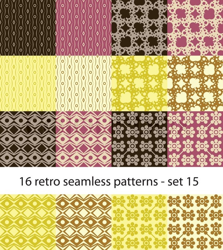 Nahtlose Muster-Sammlung | Stock-Vektor | Colourbox