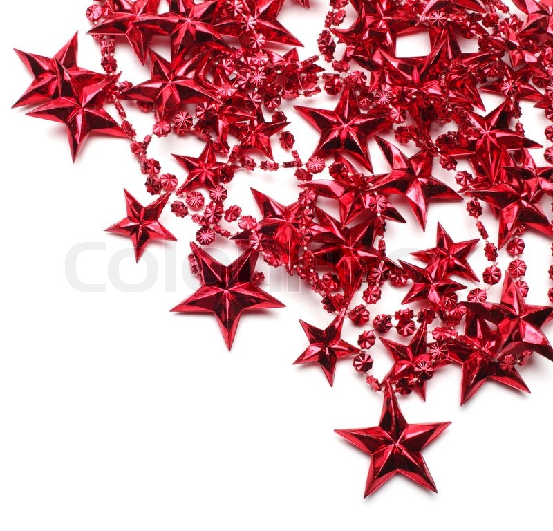 Background with red stars | Stock image | Colourbox