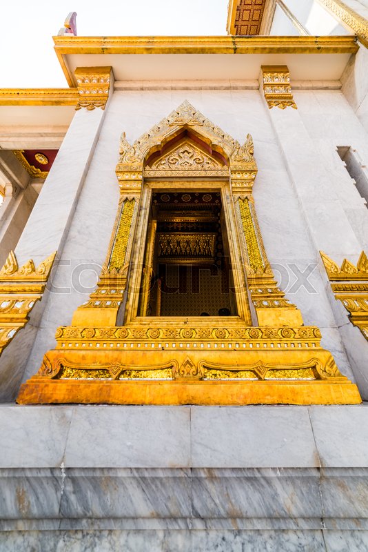 Golden Window. Architectural Elements ... | Stock image | Colourbox