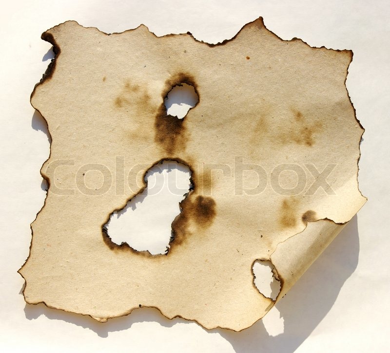 Burnt paper | Stock image | Colourbox