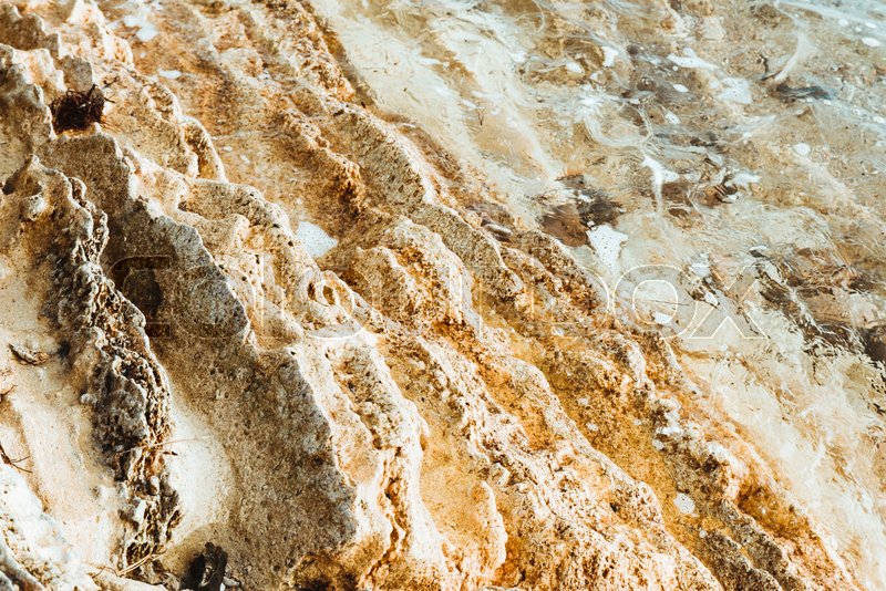 Clay yellow texture stone background. ... | Stock image | Colourbox