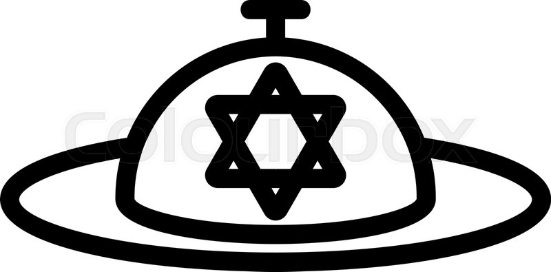 Israel icon vector. Thin line sign. ... | Stock vector | Colourbox