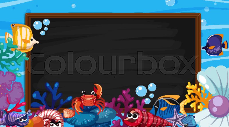 Underwater Border Clipart