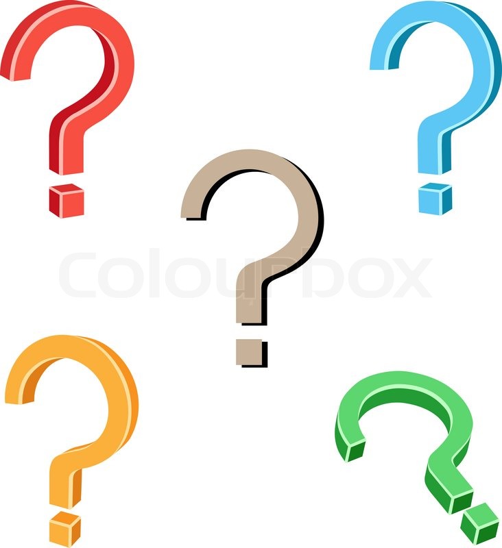 Question symbol | Stock vector | Colourbox