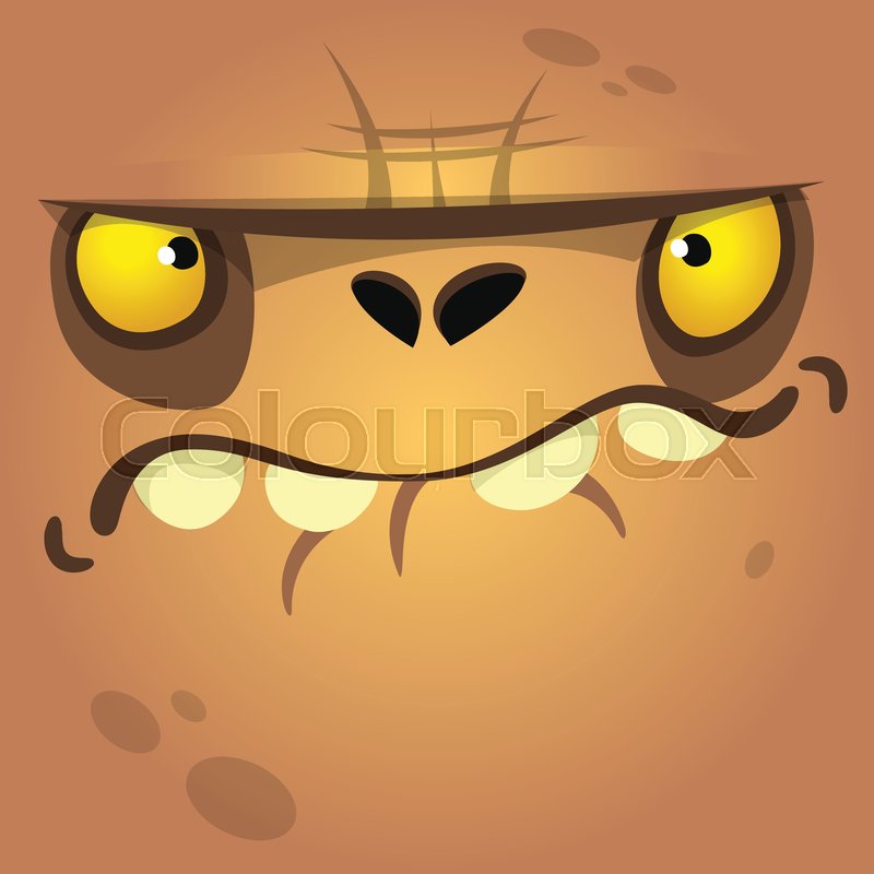 Cartoon Zombie Face