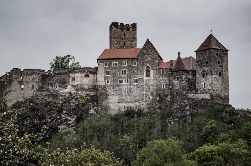 Hardegg Castle in the Thayatal Valley - ... | Stock image | Colourbox