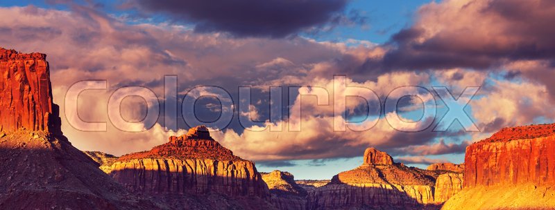 Beautiful landscapes of the American ... | Stock image | Colourbox
