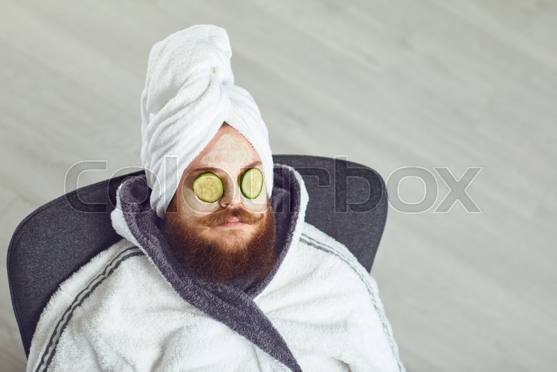A Funny Guy In Bathrobe