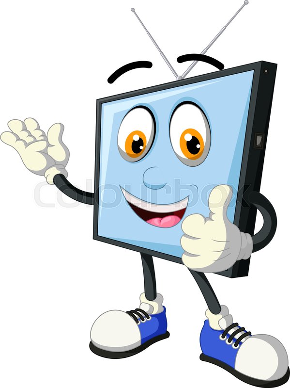 Modern Lcd Led Monitor Cartoon for ... | Stock vector | Colourbox