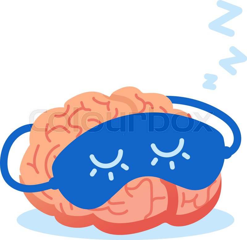 Creative composition of the brain with ... | Stock vector | Colourbox