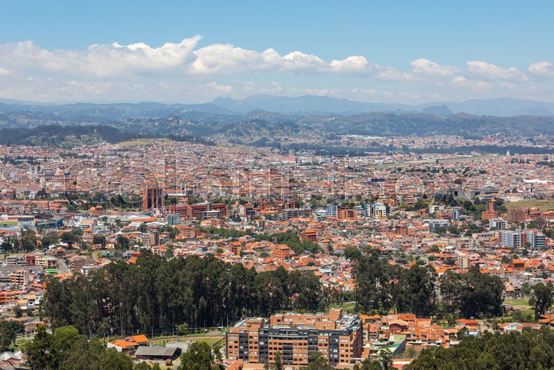 View of the city of Cuenca, Ecuador, ... | Stock image | Colourbox