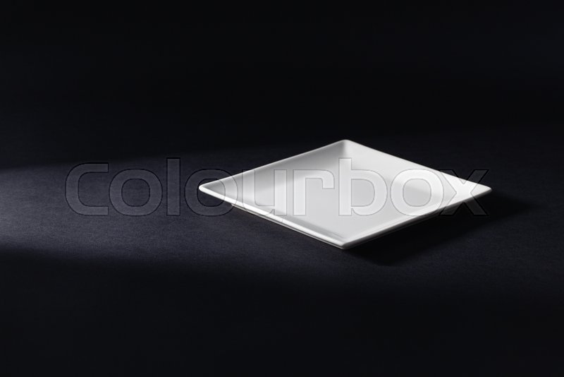 White Empty Sushi Plate in the light. ... | Stock image | Colourbox