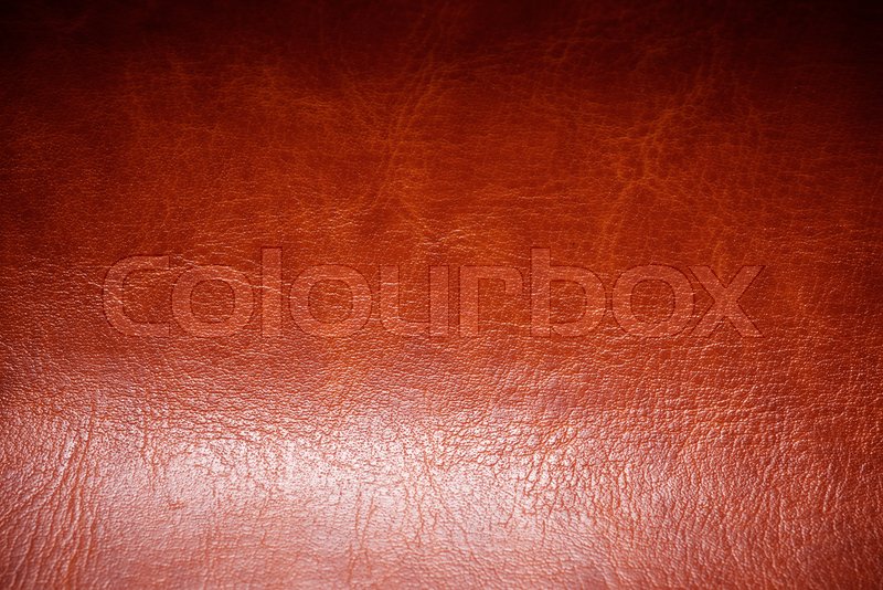 Close-up of a natural leather fabric. | Stock image | Colourbox