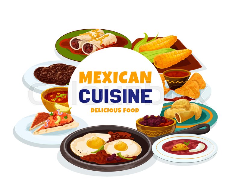 Authentic Mexican Food Clip Art