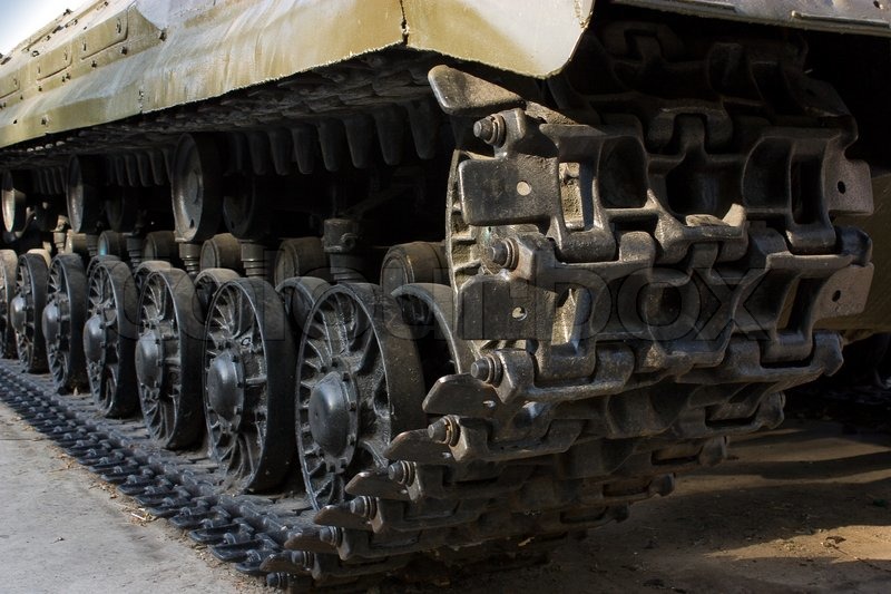 Tank track | Stock Photo | Colourbox