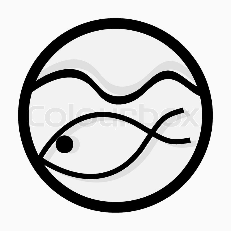 Fisch-Symbole | Stock-Vektor | Colourbox
