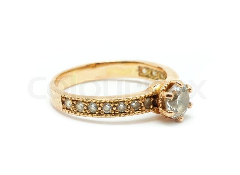 Golden ring | Stock image | Colourbox