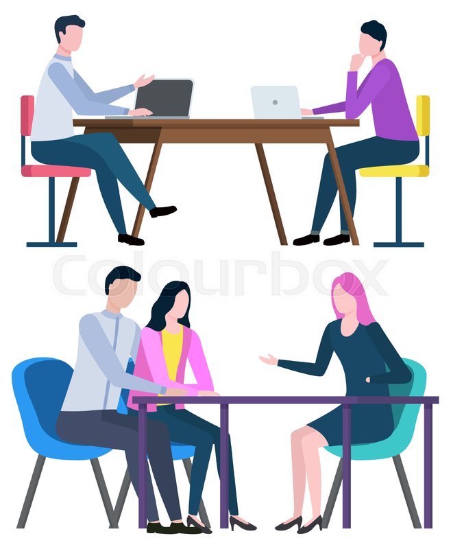 Professional consultation, broker ... | Stock vector | Colourbox